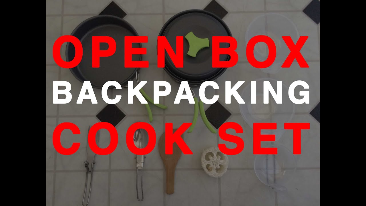 Innoo Tech Outdoor Camping Cookware Set: Open Box & First Impressions ...