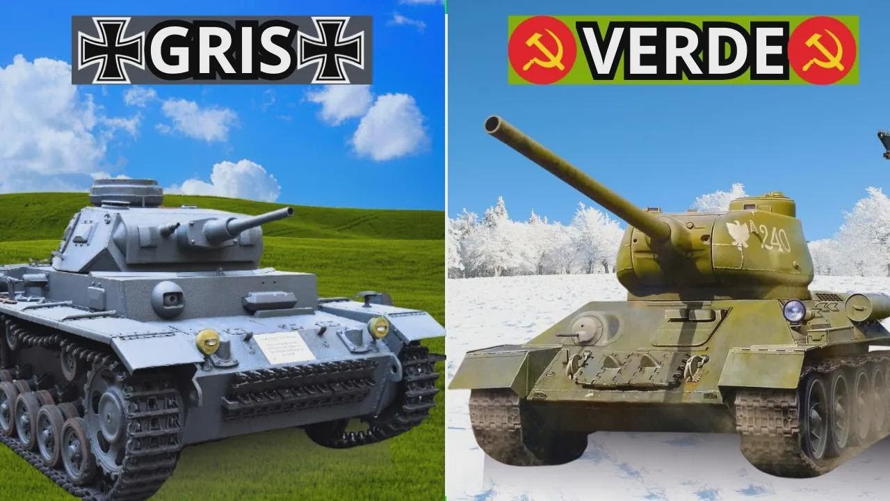 Why Were German Tanks Gray and Soviet Tanks Green? - YouTube
