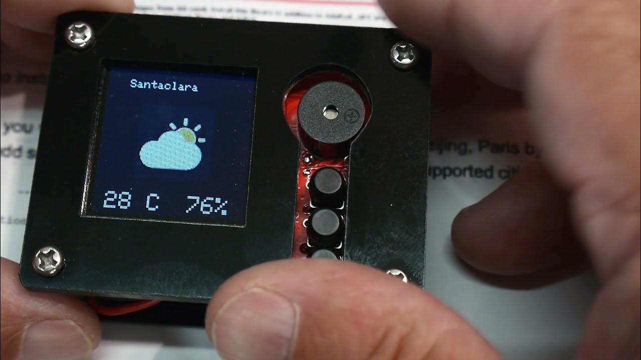 #875 ESP32 SmartClock Kit with Weather Forecasting (part 2 of 2) - YouTube