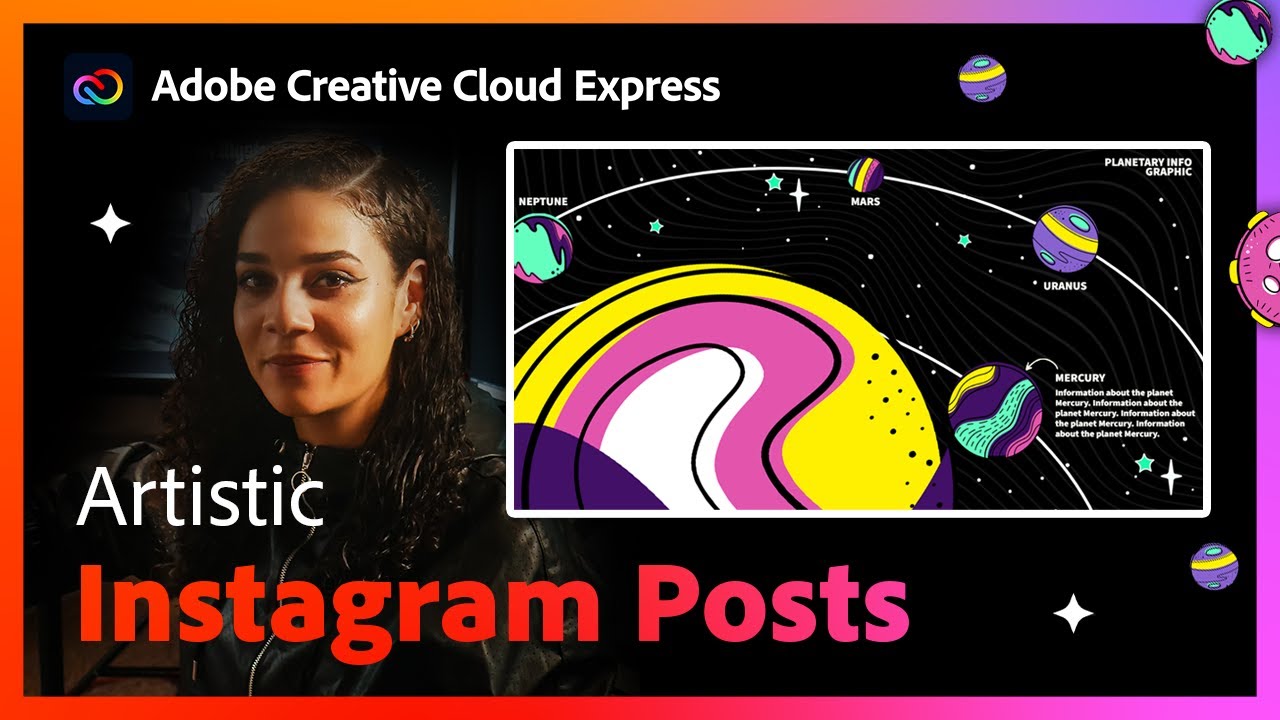 Adding Illustrations to Your Instagram Posts | Adobe Express - YouTube