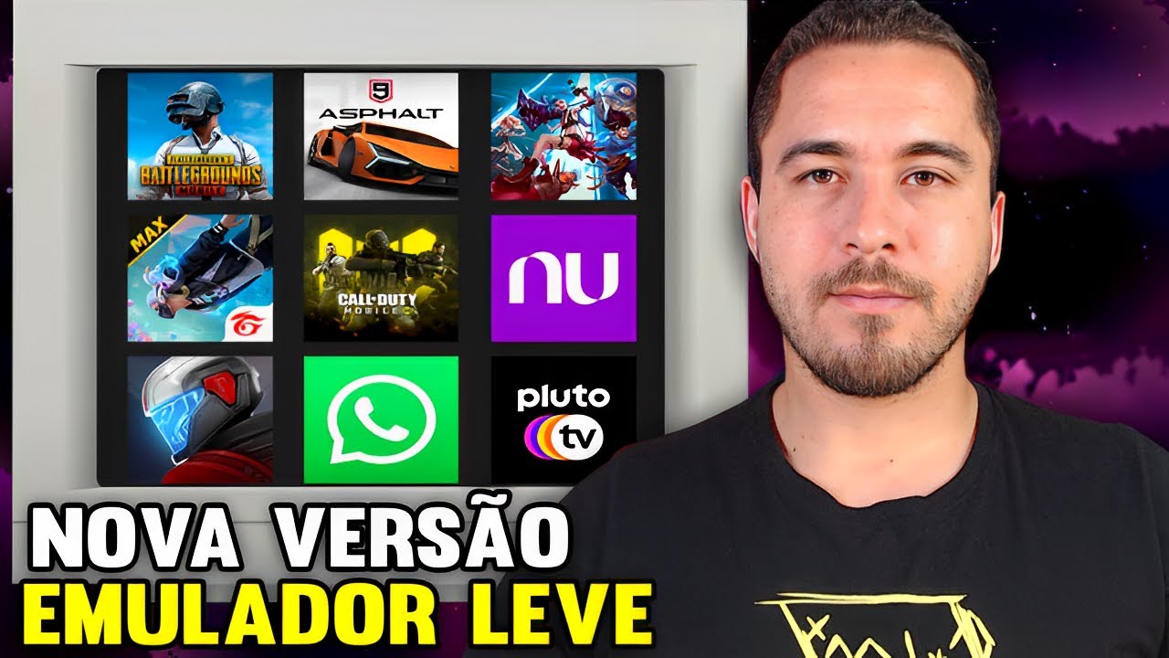 Nova Versão Do EMULADOR Leve de ANDROID Incrível para PC FRACO e PC ...