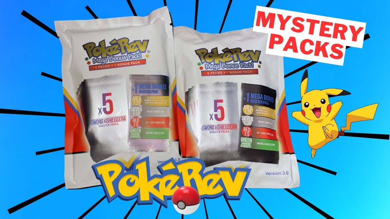 Opening PokeRev Pokemon Mystery Packs!!! - YouTube