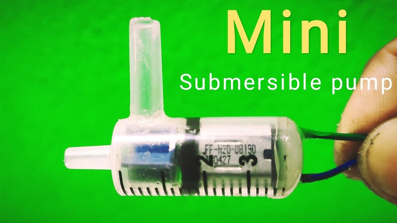 How to make submersible pump at home / Mini water pump/ 3-6v water pump ...