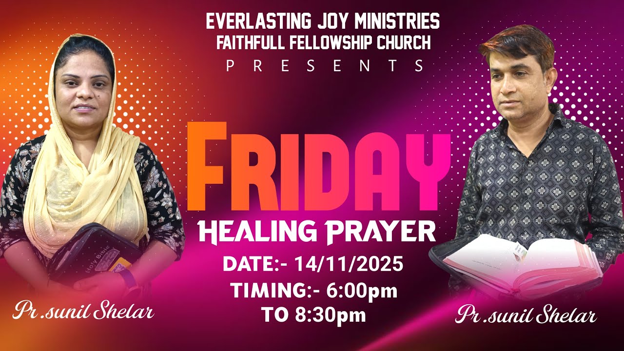 LIVE🔴 FRIDAY HEALING PRAYER SERVICE 14/11/2025 - YouTube