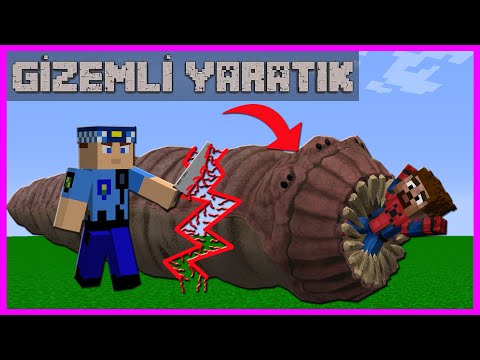 YERALTI CANAVARI ARDAYI YEDİ, KEREM KOMİSER KURTARDI 😱 - Minecraft ZENGİN FAKİR HAYATI