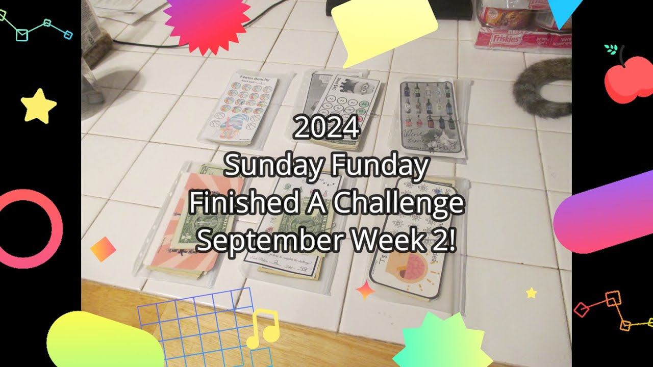2024 Sunday Funday! Completed A Challenge! September Week 2! - YouTube