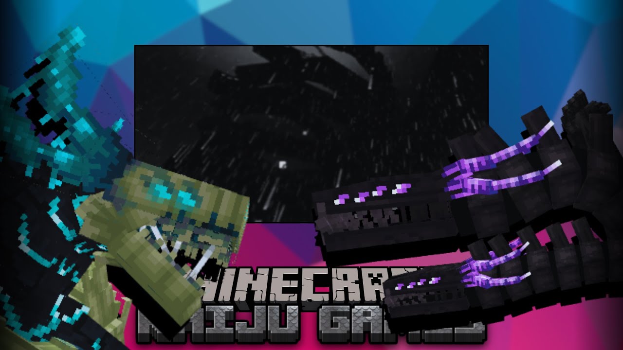 Kaiju Games | SCULK (Wardenzilla) vs DRAGOER | Minecraft Bedrock ...