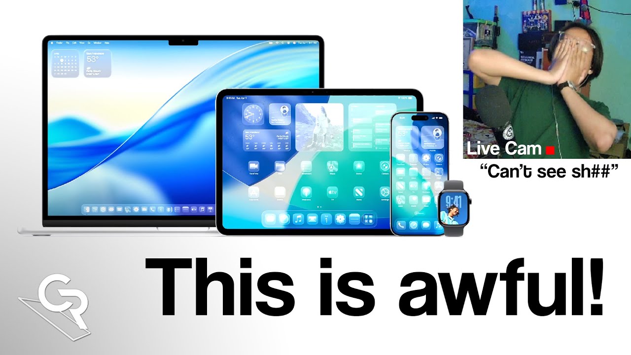 This is the NEW BAD UI! - WWDC 25 new iOS Liquid Glass - YouTube