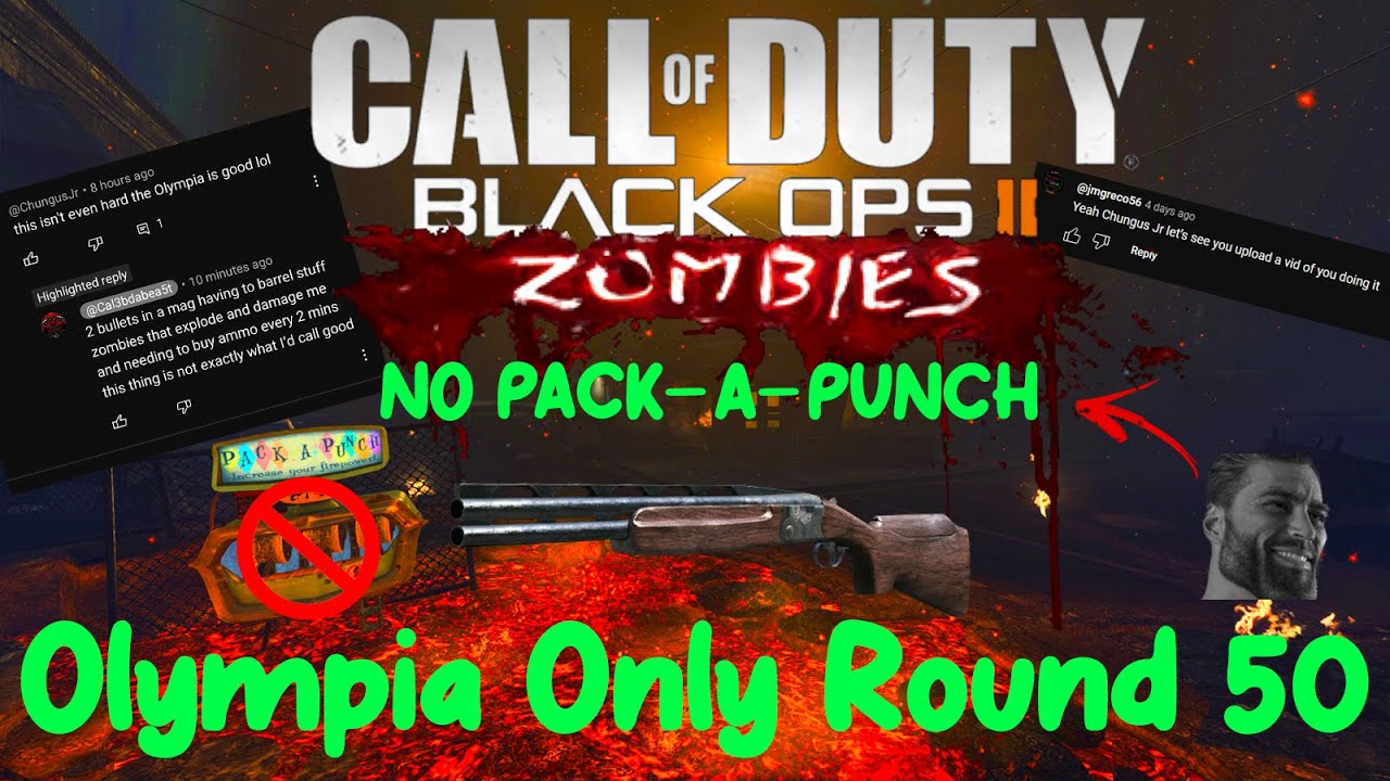 Olympia Round 50 BO2 Town (NO PACK A PUNCH) - YouTube
