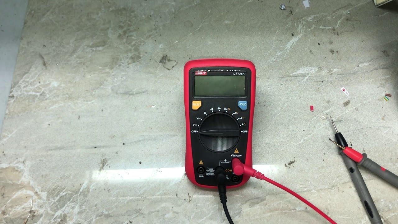 רב מודד דיגיטלי UT136A של חברת UNI-T 03-6323266 - YouTube