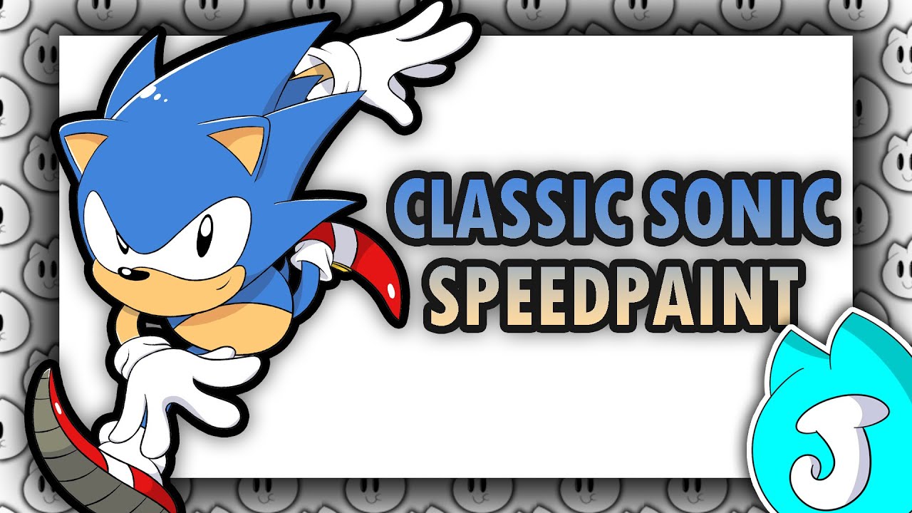 Classic Sonic - Speedpaint - YouTube