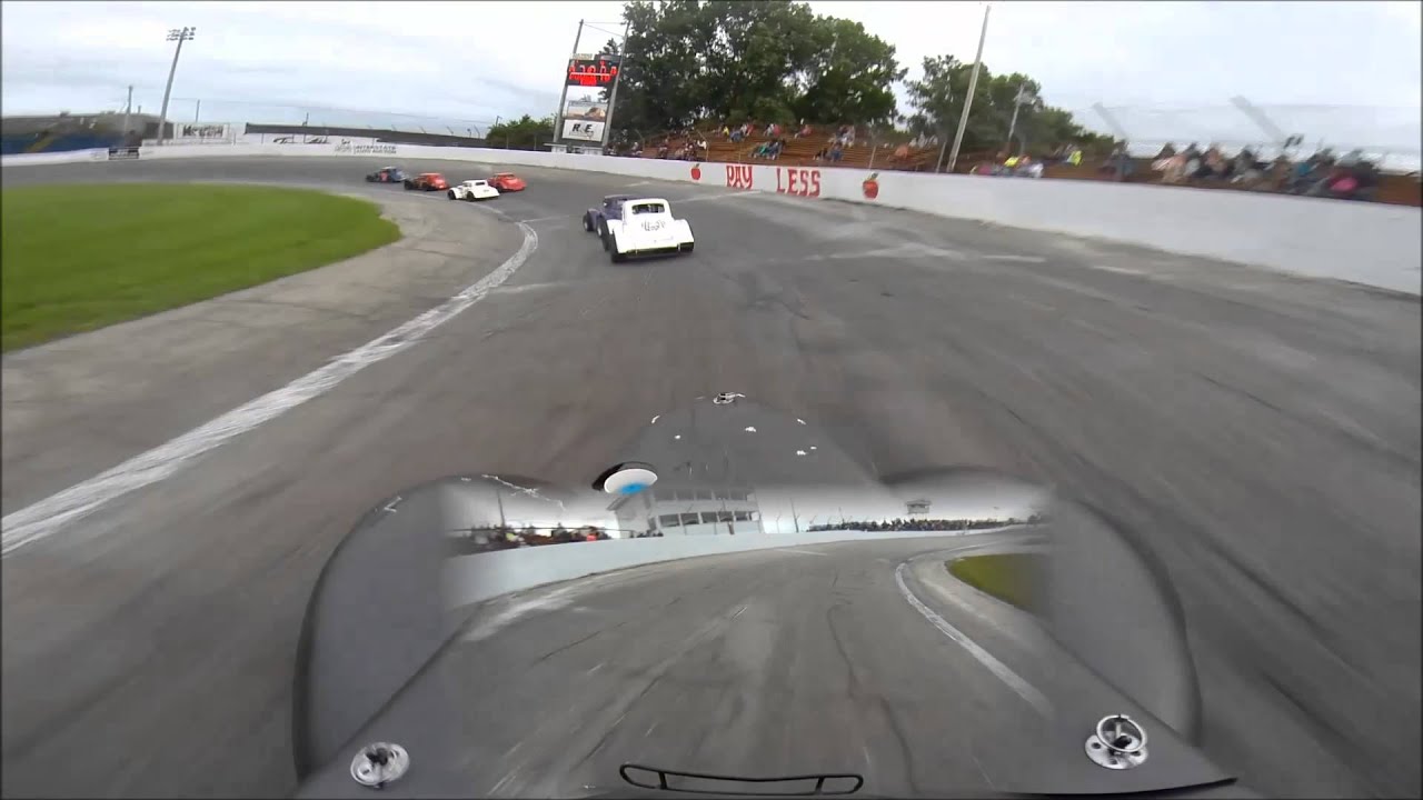 20150627 Anderson Speedway Legends Heat Race #1 - YouTube