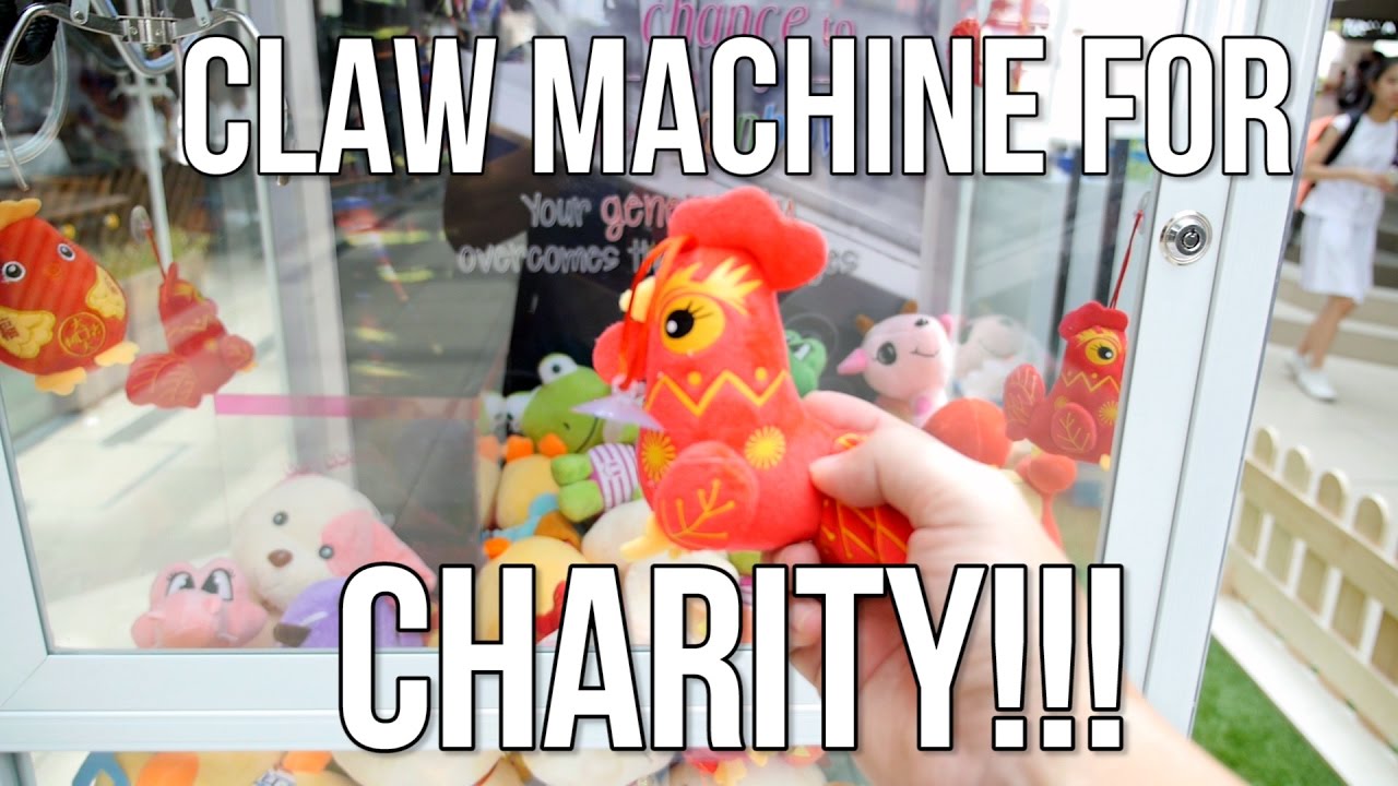 Claw Machine for Charity | Arcade Ninja - YouTube