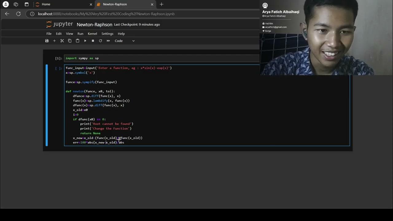 Newton_Raphson Method - YouTube