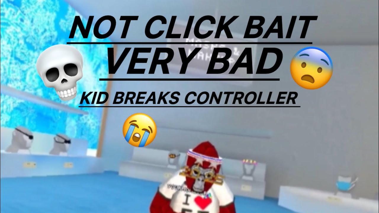 Kid breaks his controller (not click bait) - YouTube