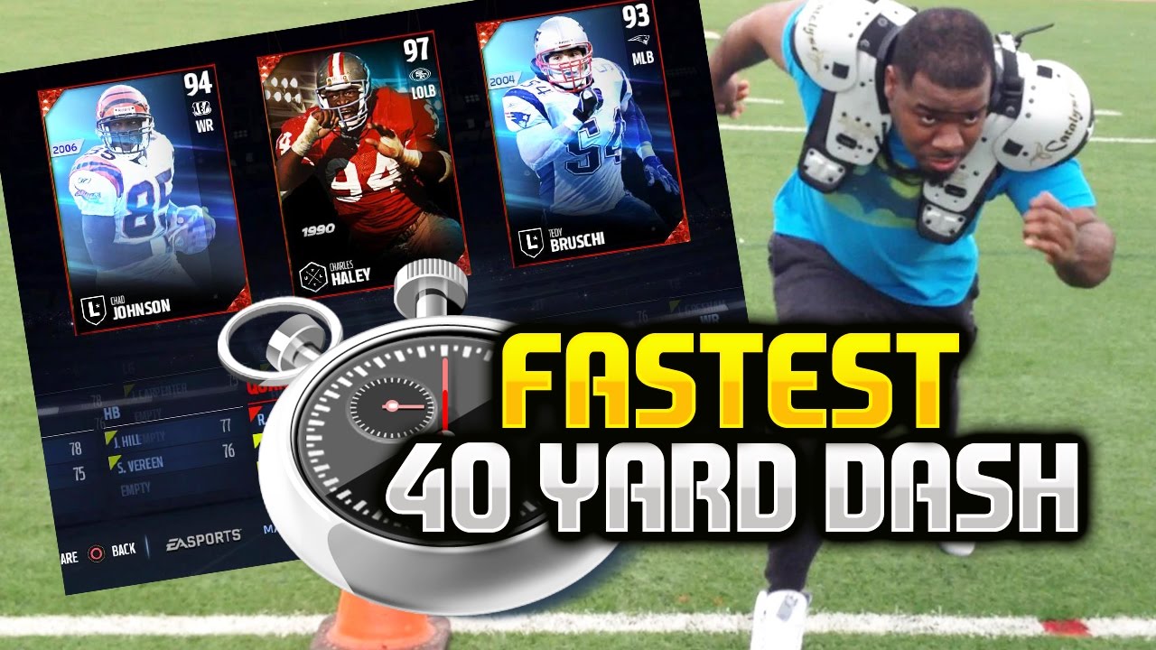 FASTEST 40 YARD DASH DRAFT CHAMPS Madden 17 !!! Madden NFL 17 Draft ...