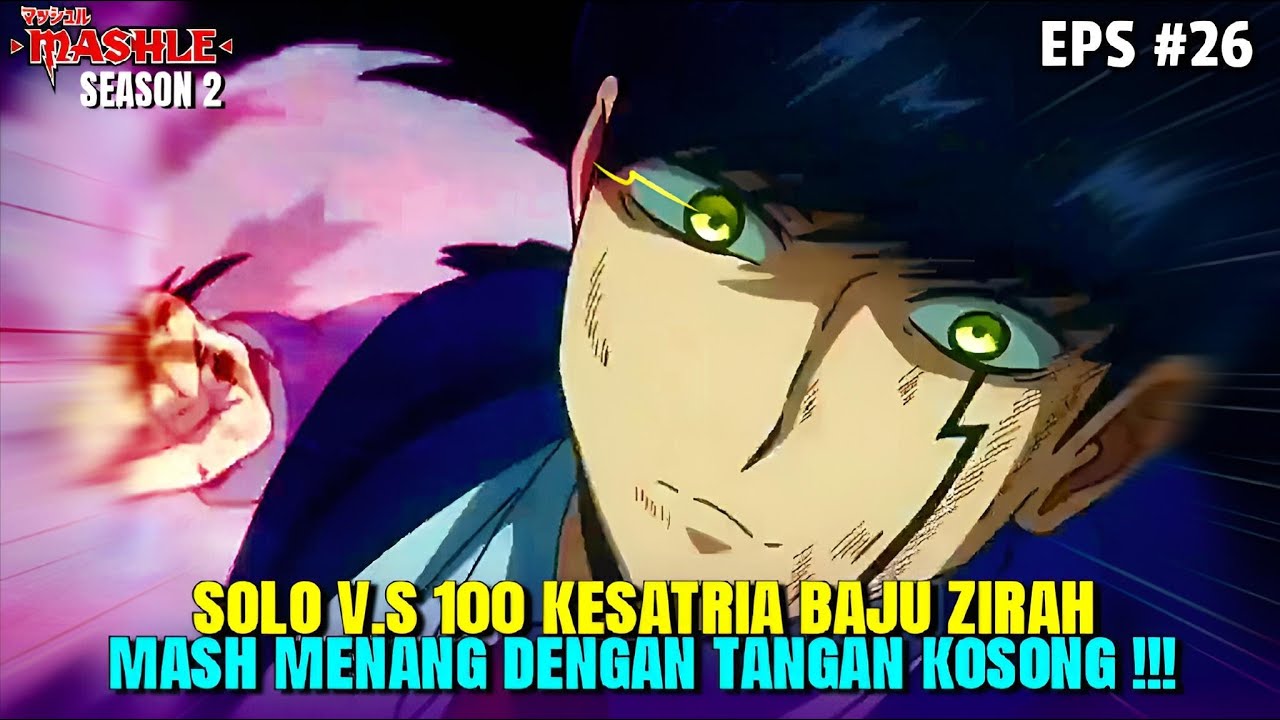Mashle Season 2 - Episode 26 Mash, Lance, Dot, Dan Finn Sudah Jadi ...
