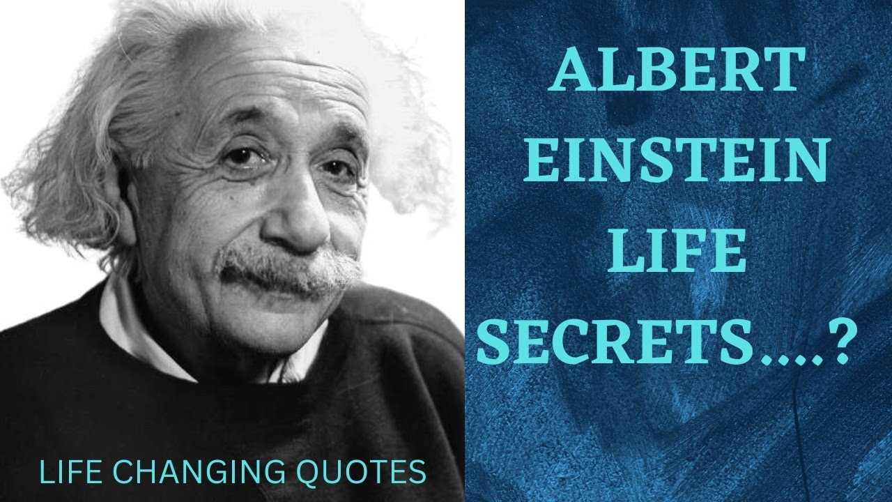 Albert Einstein life changing quotes ( Change the life) - YouTube