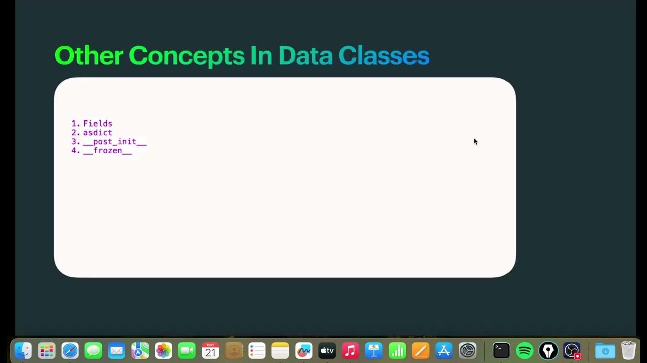 DataClasses and named tuple collection in python3 || Ep 1 - YouTube