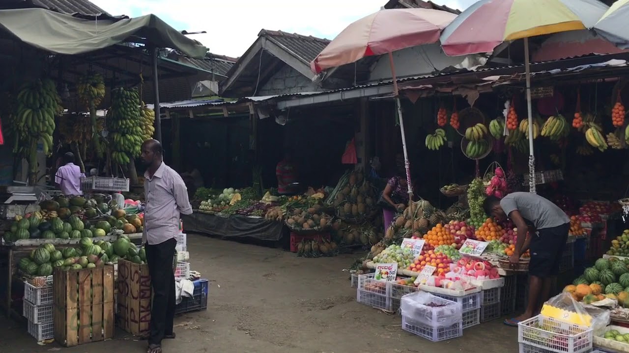 Sri lanka-KANDY central market - YouTube