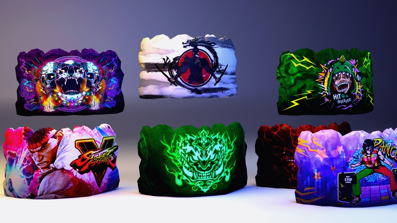 Free Fire Glow Wall 3D Animation - YouTube