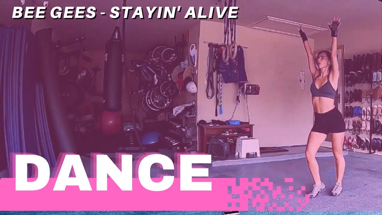 Bee Gees - Stayin' Alive - Easy Choreography by L.L for all ages ...