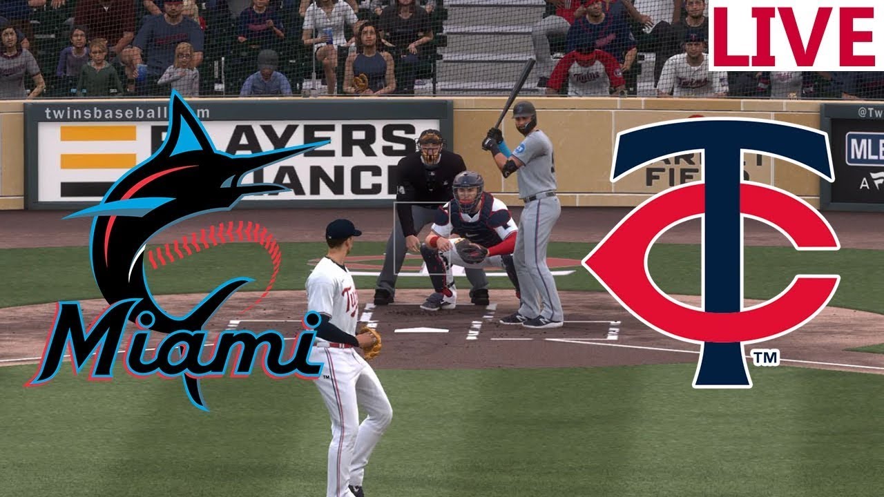 Minnesota Twins vs Miami Marlins 740pmET LIVE 3D SCOREBOARD FUNDAY CHAT ...