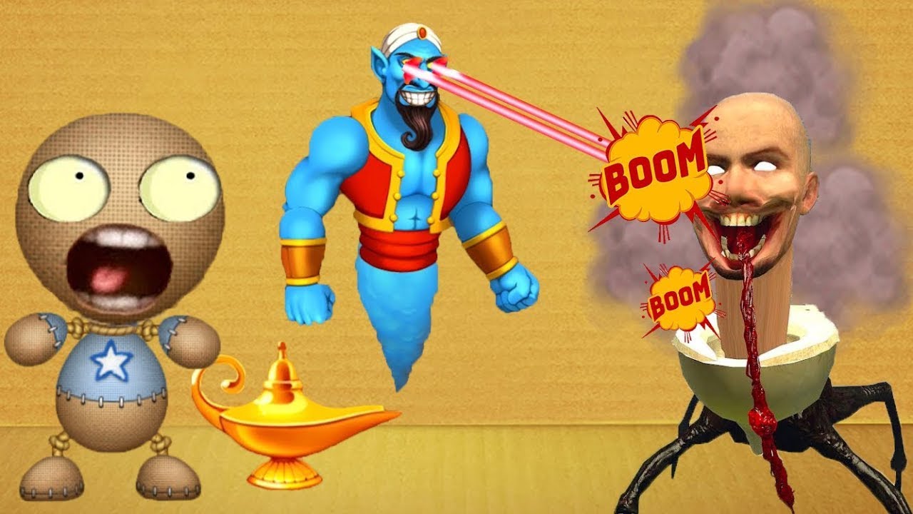 SCARY Genie VS kick The Buddy - YouTube