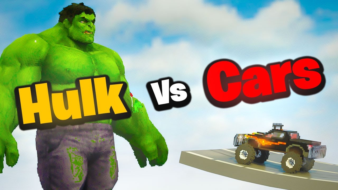 Cars Vs Hulk At Teardown - YouTube