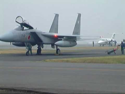 F-15 EAGLE afterburner from an engine start - YouTube