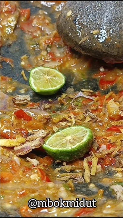 Sambel Trasi Enak #shorts - YouTube Sambel Trasi Enak #shorts - YouTube