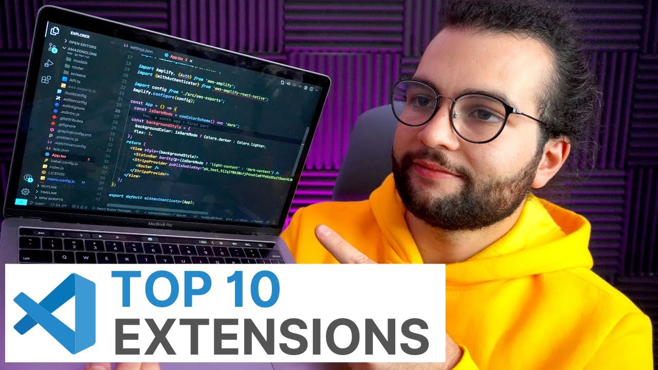 Top 10 Vscode Extensions For Reactreact Native Developers 2021 Youtube
