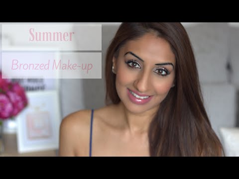 Everyday Summer Bronzed Makeup Tutorial ♥ - YouTube