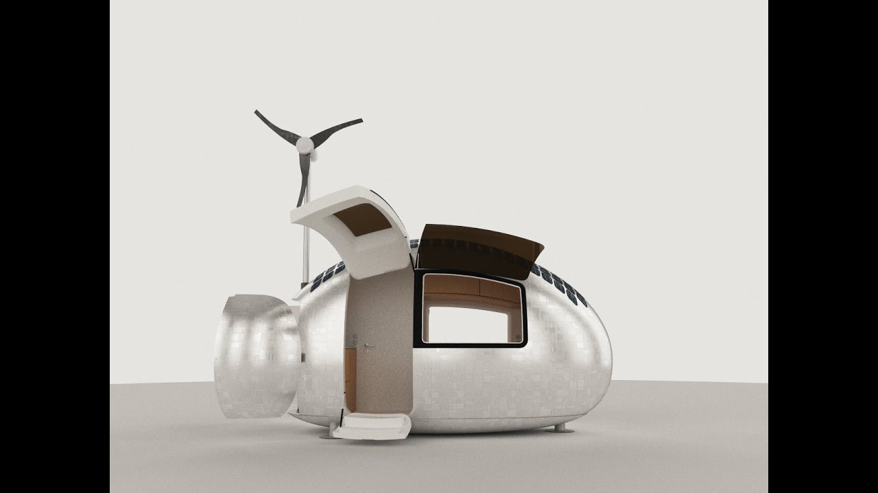 World’s Smallest Solar House - Ecocapsule - YouTube