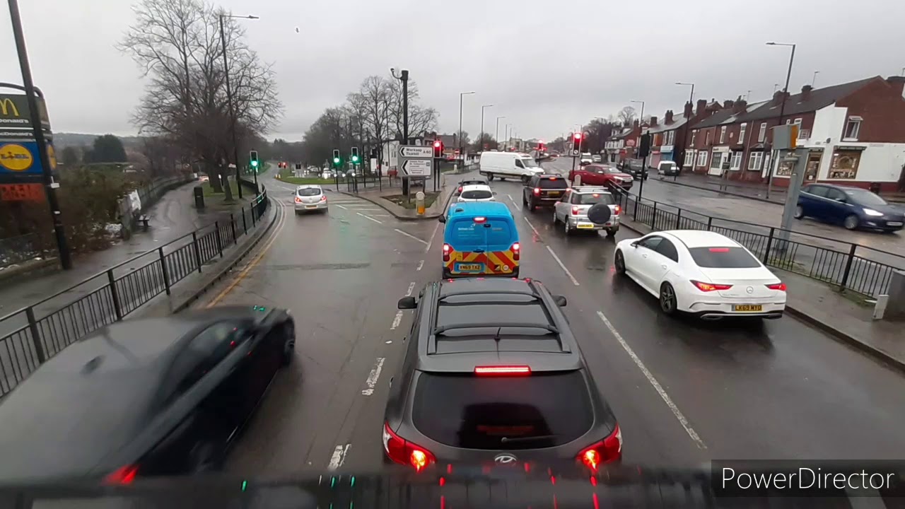 Bus Ride FSY Route X78 Doncaster Frenchgate Bus Station to Sheffield ...