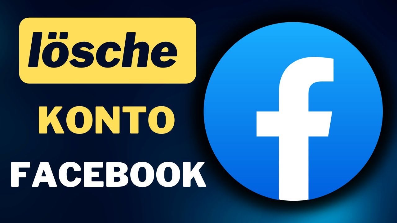 Wie lösche Facebook Konto 2023 - YouTube