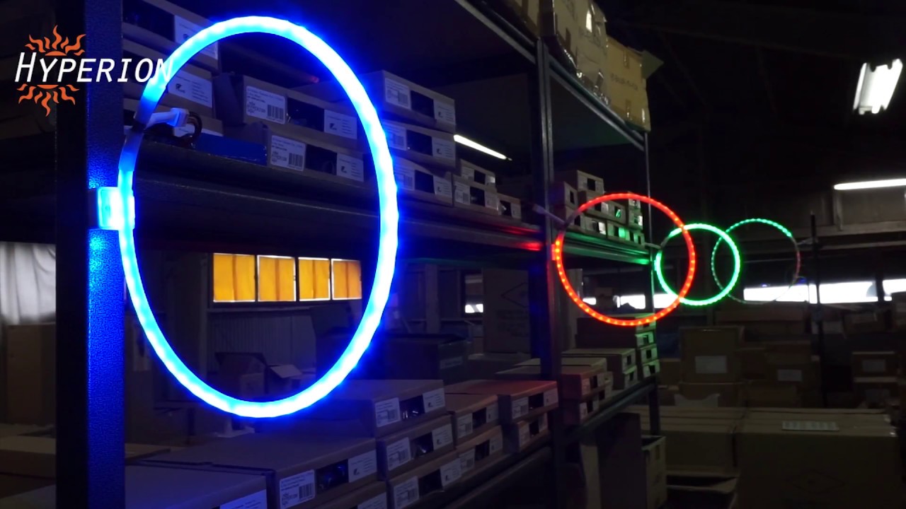 Hyperion FPV RGB LED Race Hoop Gate -EN - YouTube