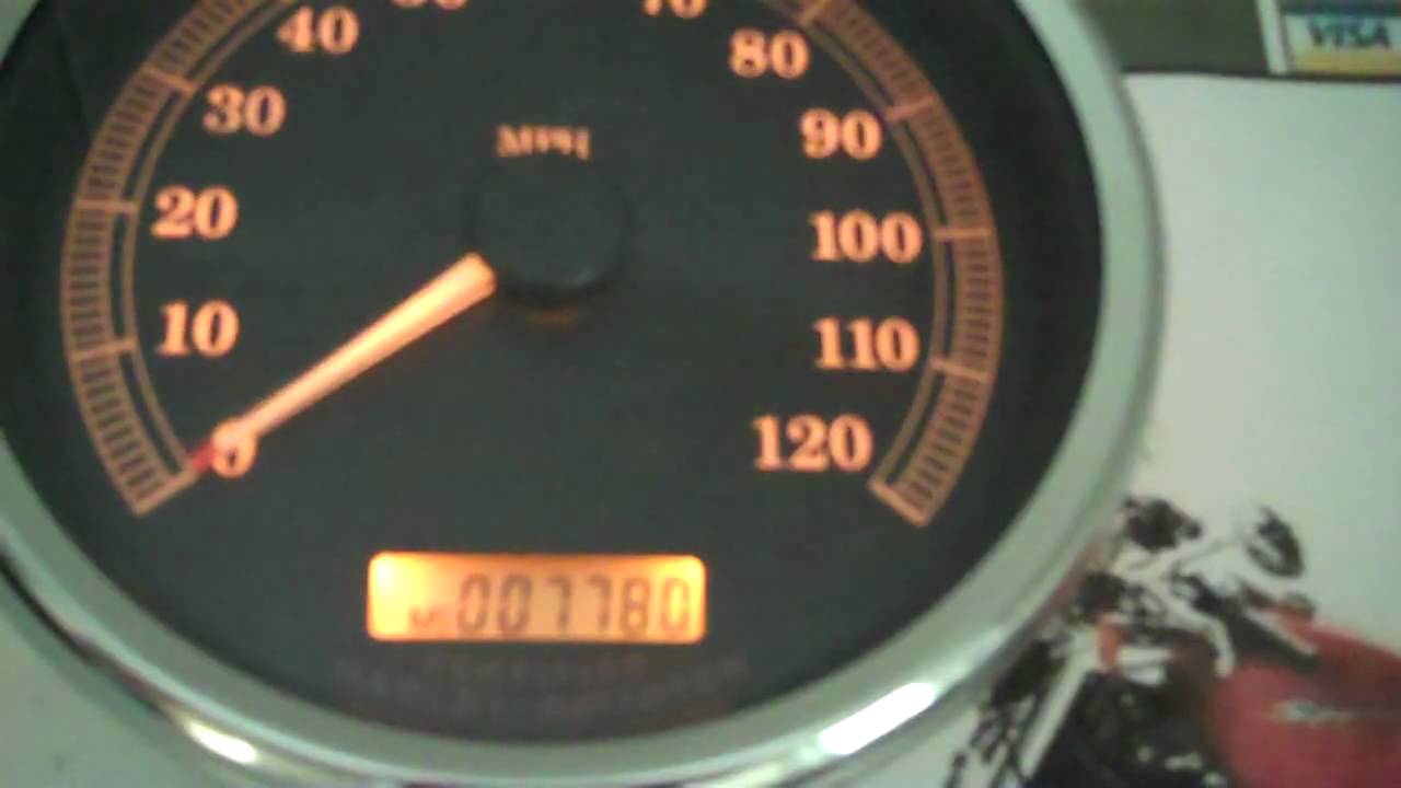 04-06 5 Inch Speedometer 67410-04A 7,780 Miles.MP4 - YouTube
