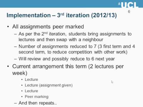 UCL Engineering's Seb Savory: mark 100 assignments and give feedback in ...