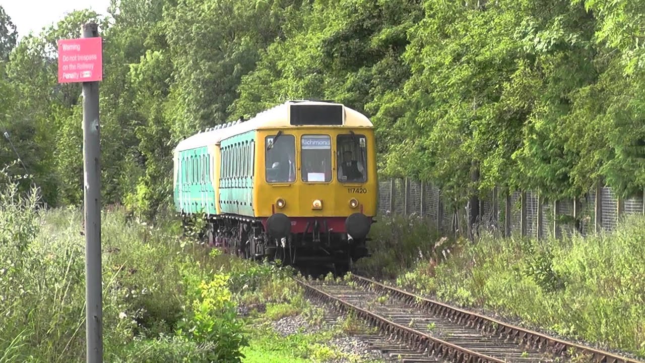 Summer Sunday Scenes: BR Class 117 DMU on the Wensleydale Railway - 06 ...