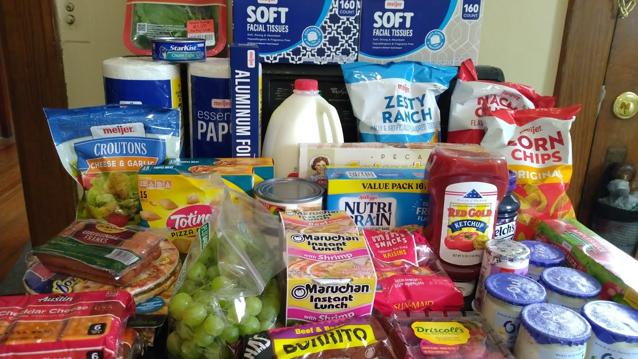 Meijer Grocery Haul 🥗🌯🍇 7/$7 Deals & Digital Coupon Savings 🛒🛍️ (6/22 ...