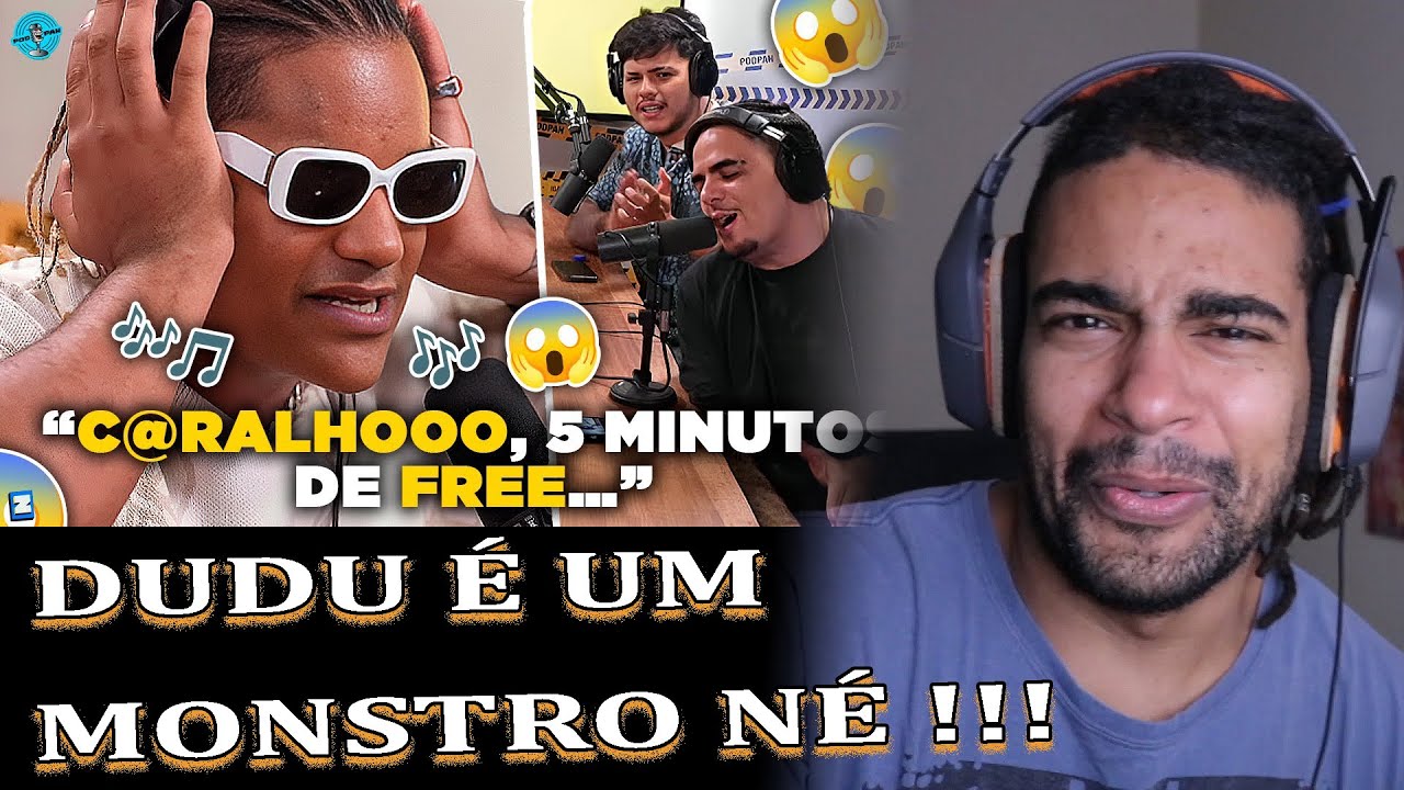 Dudu Mc mandando Freestyle AO VIVO no PODPAH | React - YouTube