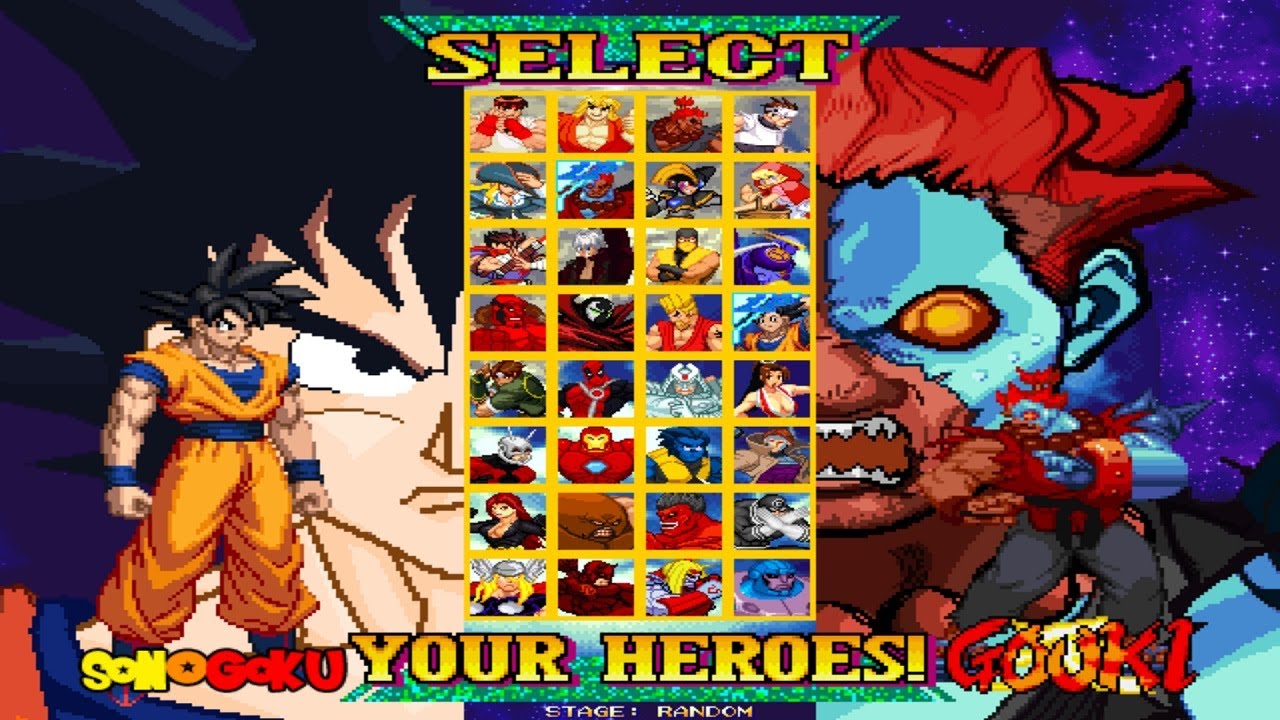 🎮 Marvel VS Capcom REMAKE Mugen 🎮【Gameplay + Link 】 - YouTube