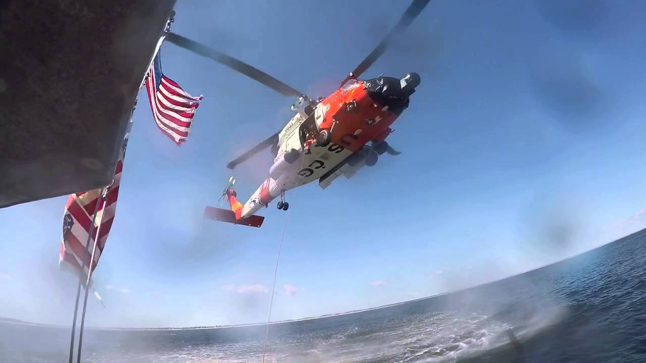 Coast Guard Helo Ops Training - YouTube