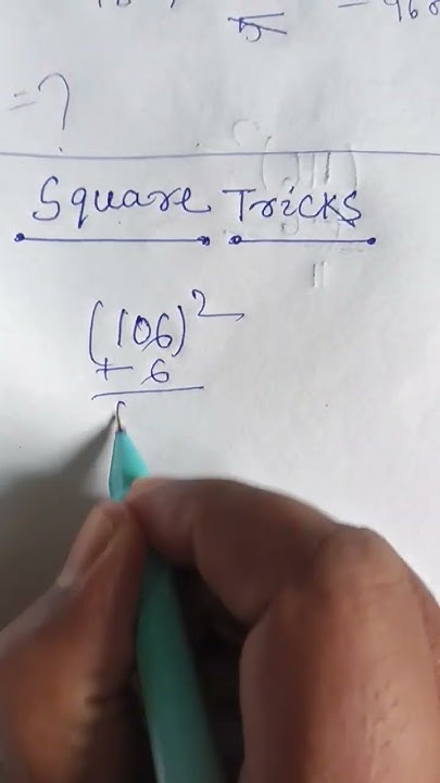 Square Tricks|| short math tricks - YouTube