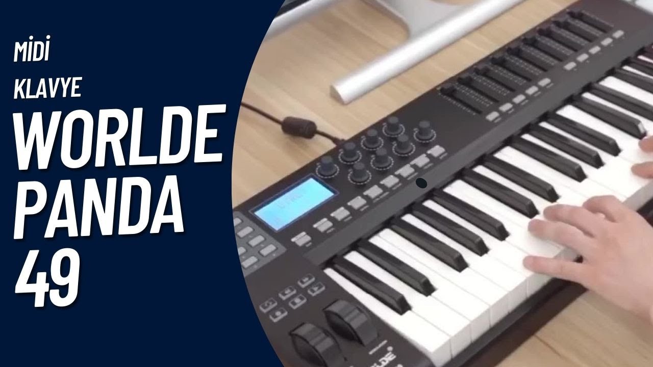Worlde Panda 49 Tuş Midi Klavye Kutu Açılımı Ve İncelemesi ~260 - YouTube