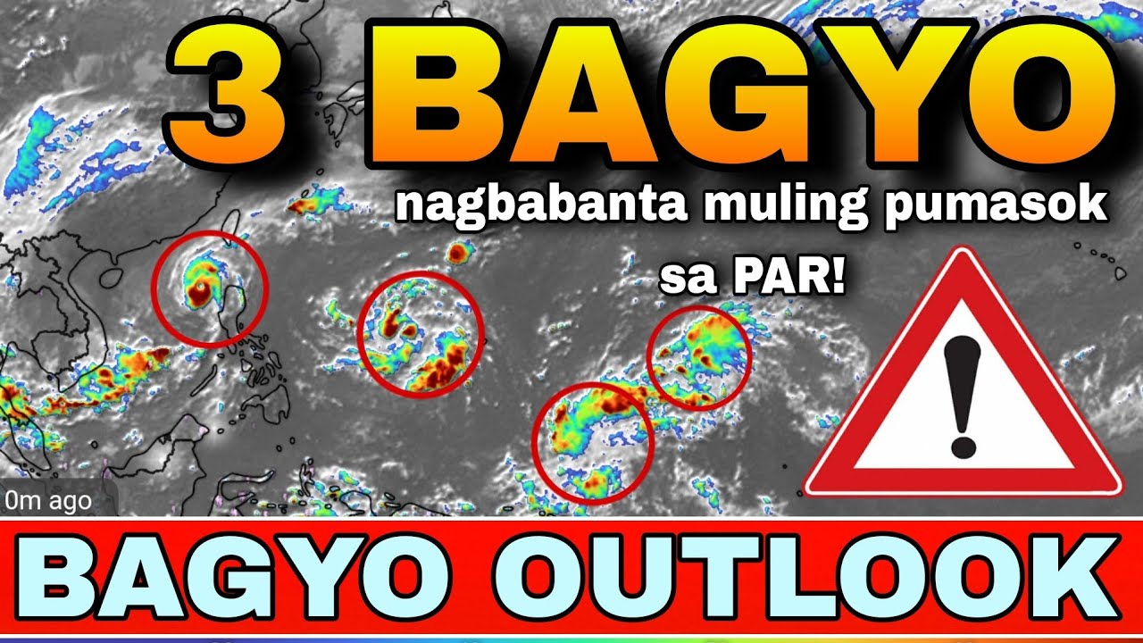 3 BAGYO, NAKAPILA PA KASUNOD KAY BAGYONG MARCE 😱⚠️ | WEATHER UPDATE ...