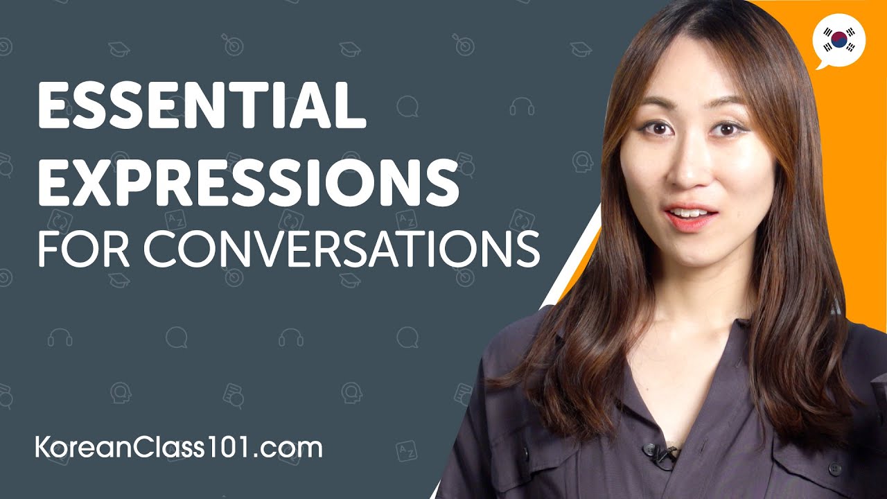 Learn Essential Expressions for Conversations in Korean | Can Do #9 ...