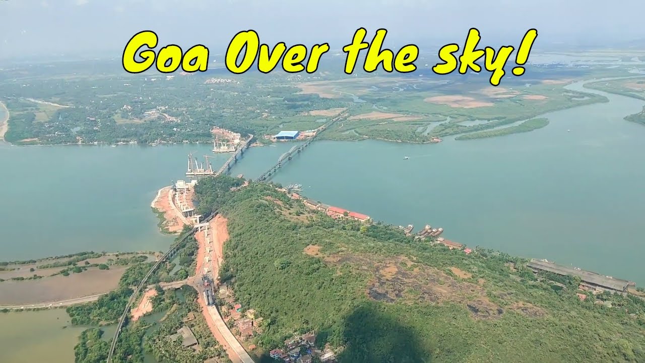 Perfect GoAir Landing at Goa Dabolim Airport | Goa From the Sky | Trip ...