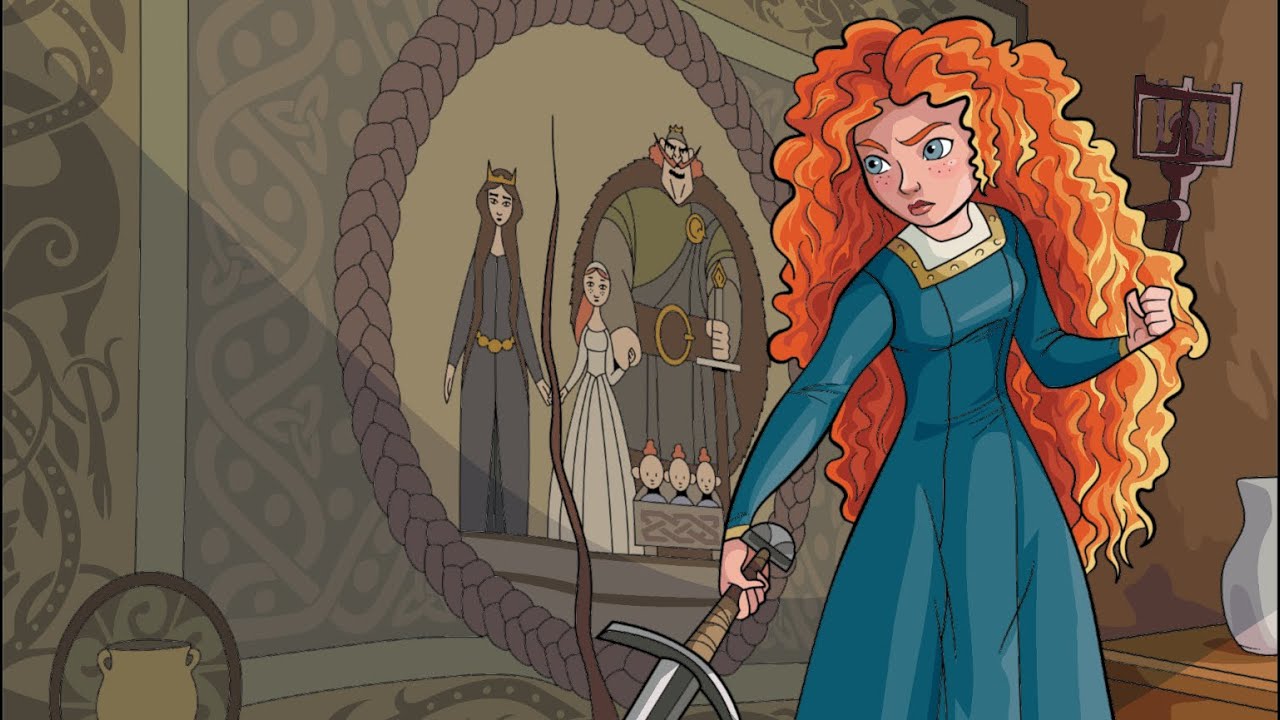 Happy Color app Paint by Number Color with me Disney Princess Merida # ...